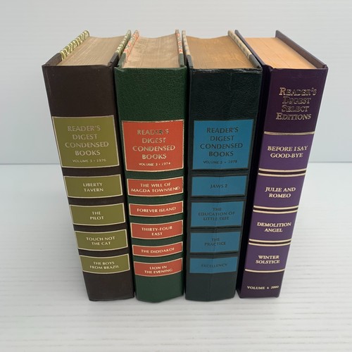 LOT OF 4 Readers Digest Books Condensed Select Staging Decor | eBay