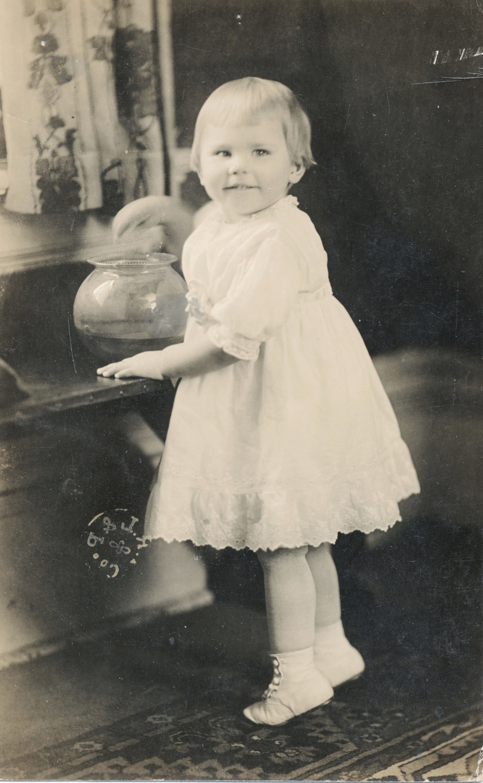 c1910 RPPC Little Girl Cookie Thief Sepia Real Photo Postcard, Noko | eBay