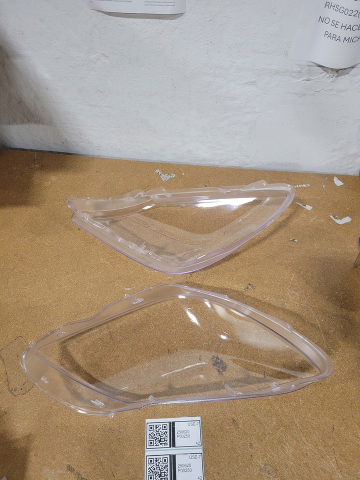 Left Right Headlight Lens Cover SLK200 350 For Mercedes-Benz R172 SLK ...