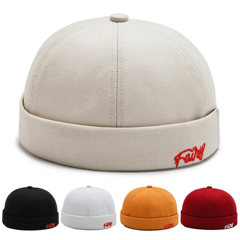 Brimless Soft Top Hats Beanie Hat Skullies Cap Hip Hop Hatsmultipurpos ...