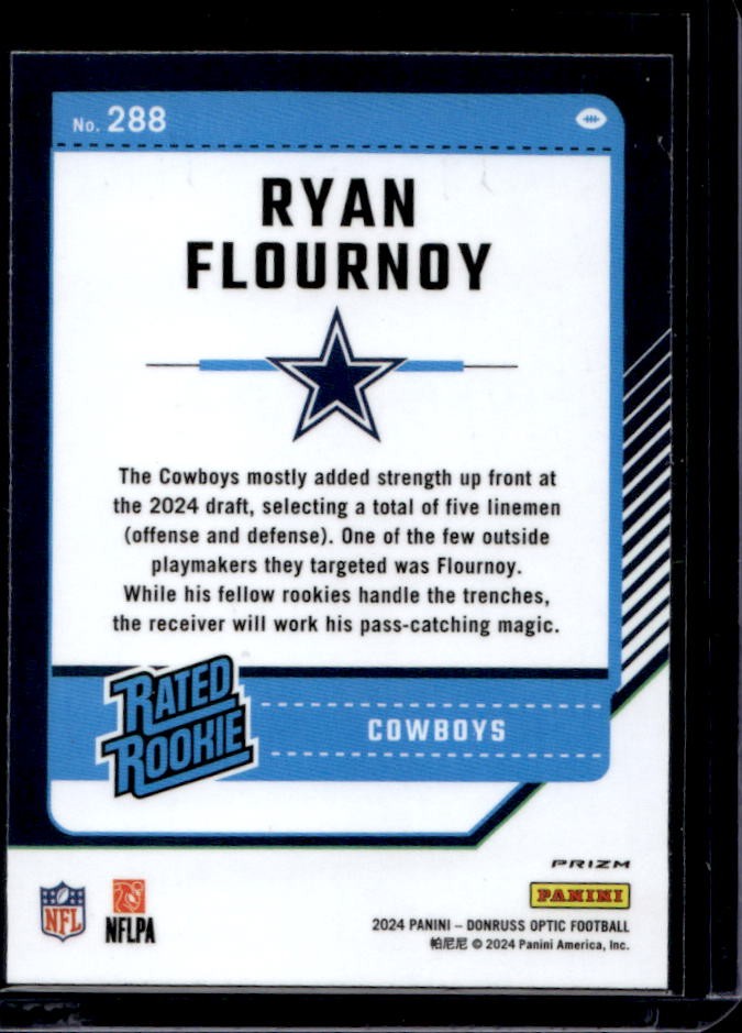 2024 Donruss Optic Ryan Flournoy White Sparkle Rated Rookie #288 ...