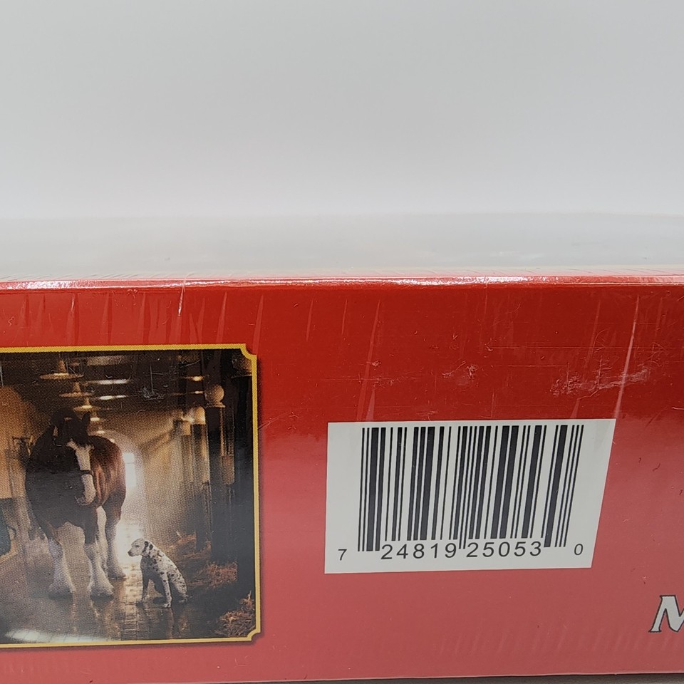 Stable Mates 1000 Pc Jigsaw PUZZLE BUDWEISER Clydesdale Horse White ...