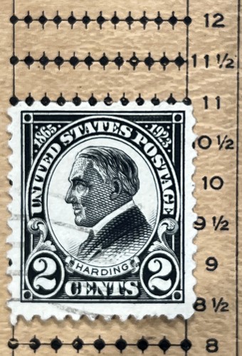 Scott 610 Harding Perf 11 US 2 cent Stamp | eBay