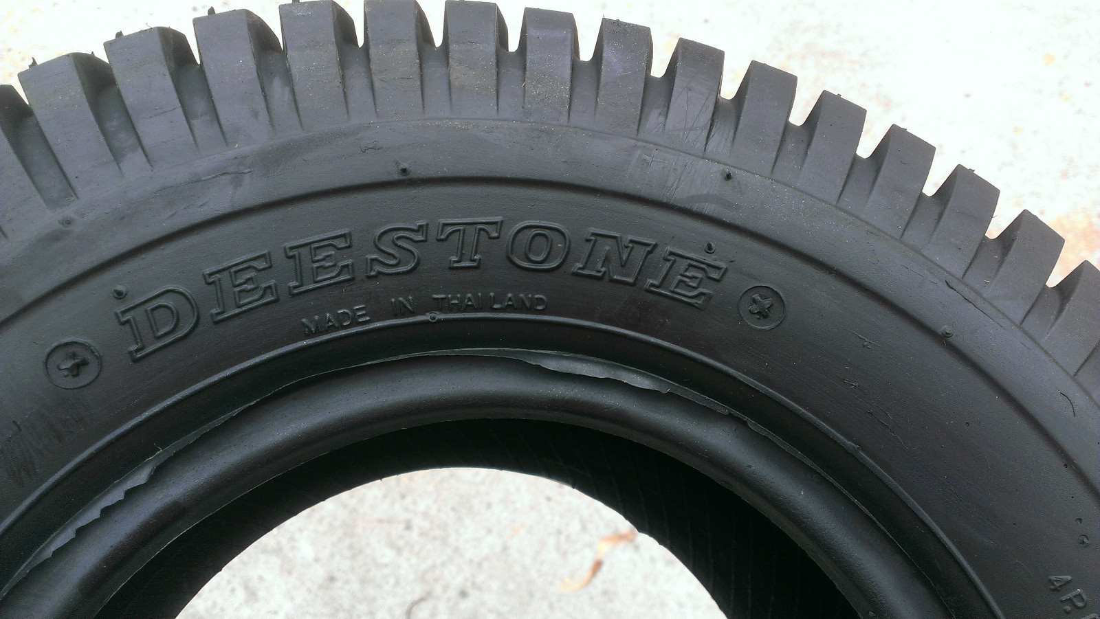 2 - 16x7.50-8 4 Ply Deestone d265 Turf Lawn Mower Tires PAIR DS7036 ...