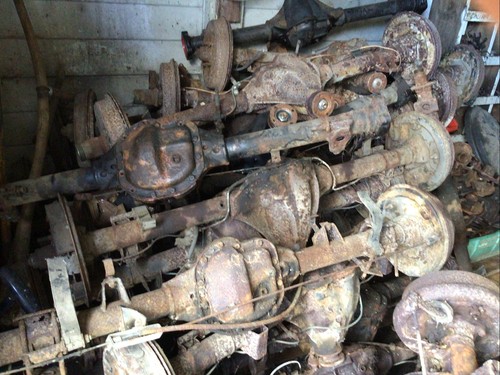 MGB GT ROADSTER STEEL WHEEL TUBE REAR AXLE AS REMOVED SECOND HAND USED ...