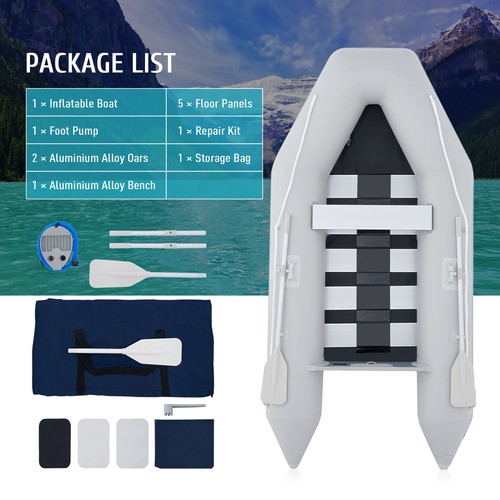 Secondhand 10ft Inflatable Boat Raft Fishing Dinghy Tender Pontoon Dive ...