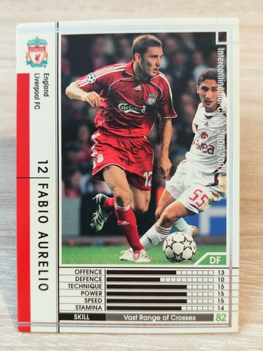 Panini 2006-07 C91 WCCF IC carte card soccer Liverpool FC 116/384 Fabio ...