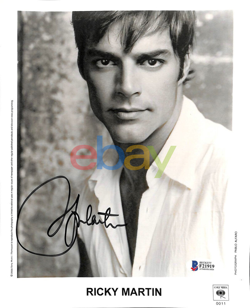 Ricky Martin Signed 8x10 Autographed Photo reprint | eBay