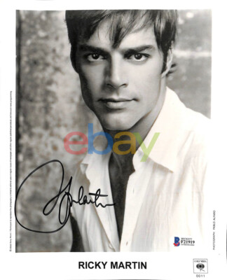 Ricky Martin Signed 8x10 Autographed Photo reprint | eBay