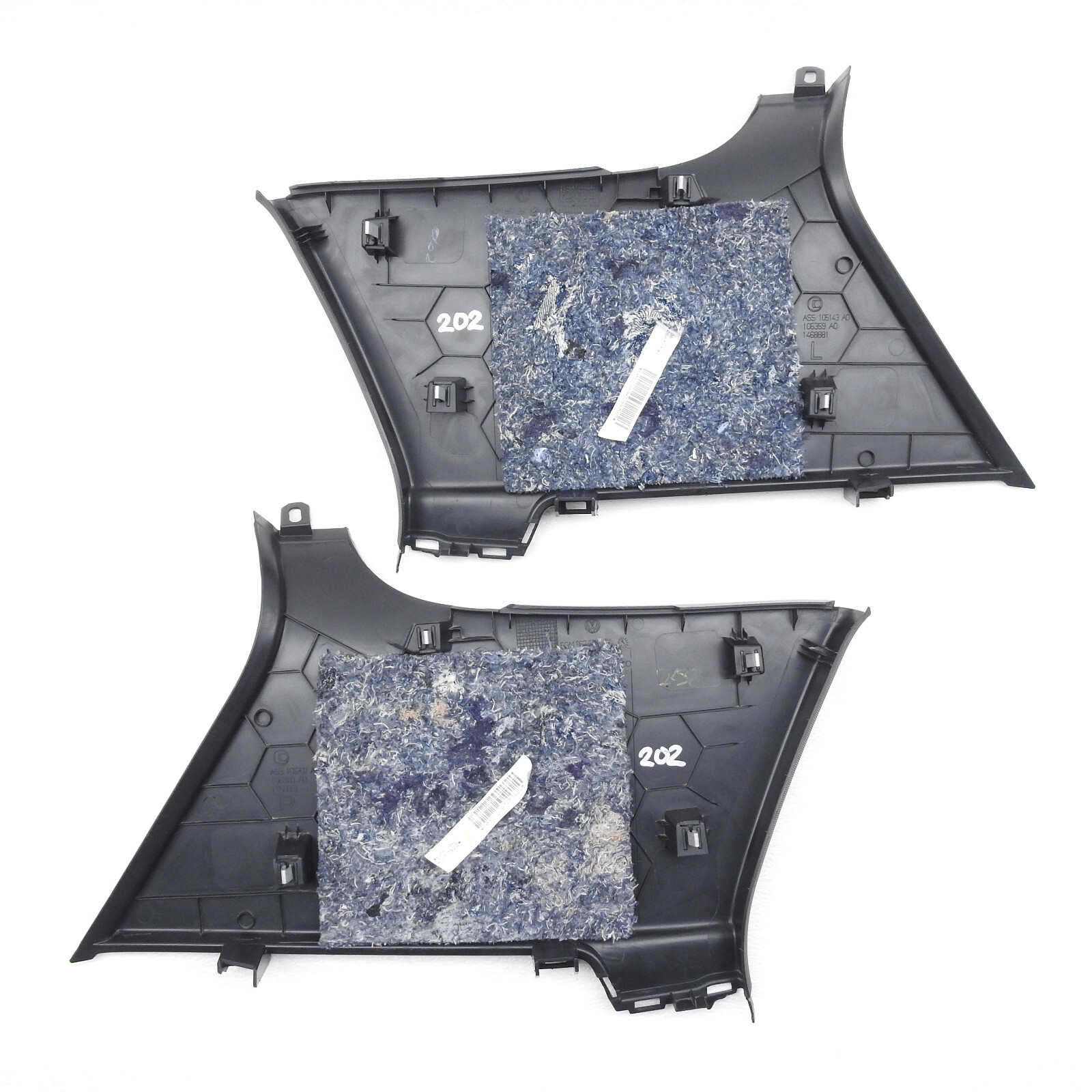 2015-2019 Mk7 Vw Gti Rear Upper Left Right C Pillar Cover Trim Pair 4 ...