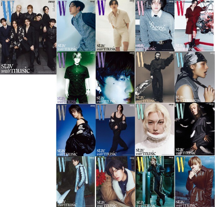 W Korea Magazine 2024 June Stray Kids Cover KPOP + Other SKZ magazines ...