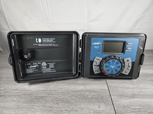 Orbit 28566 6 Station Program Sprinkler Timer controller No Key | eBay