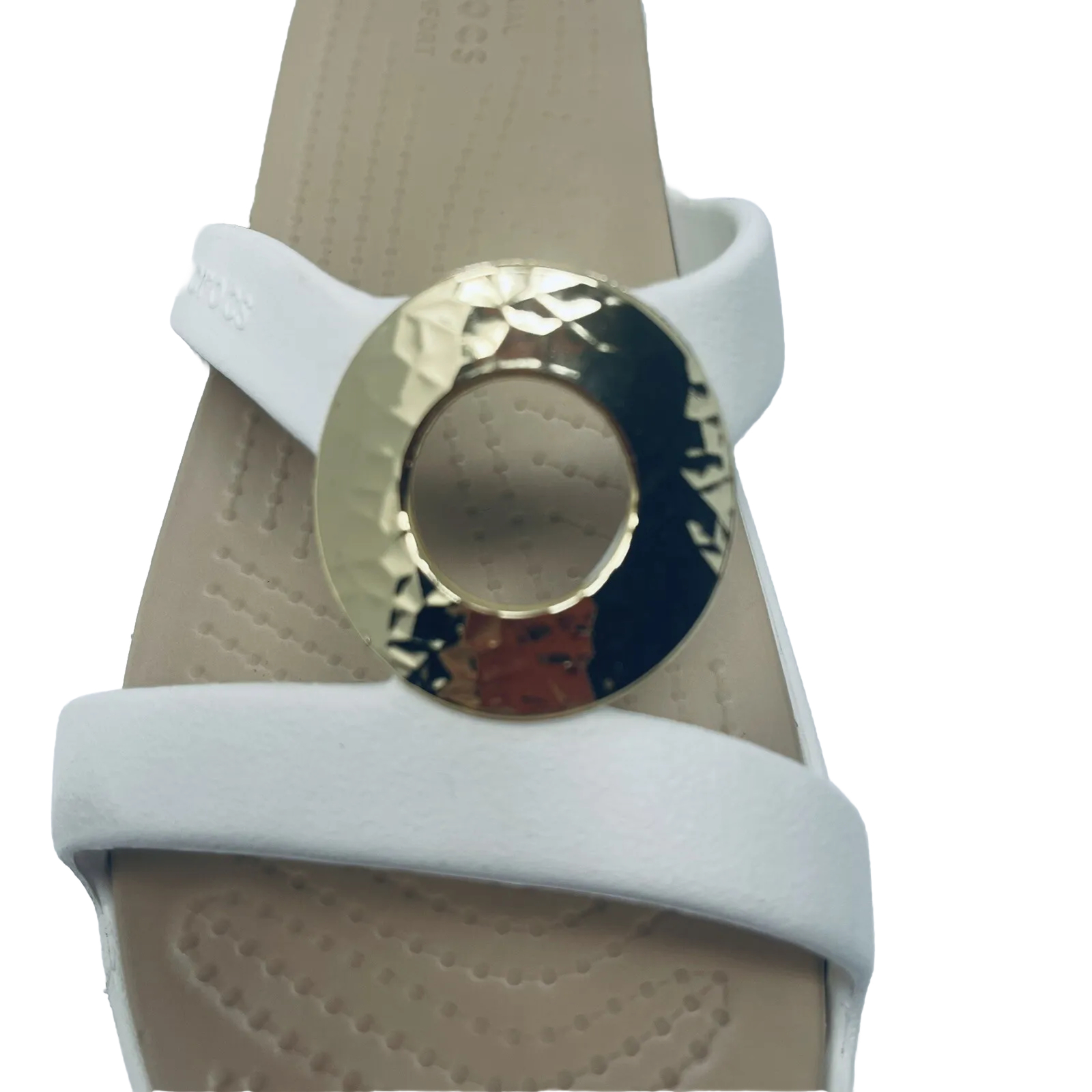 Crocs Sanrah Hammered Circle Slide Sandal Womens Size… - Gem