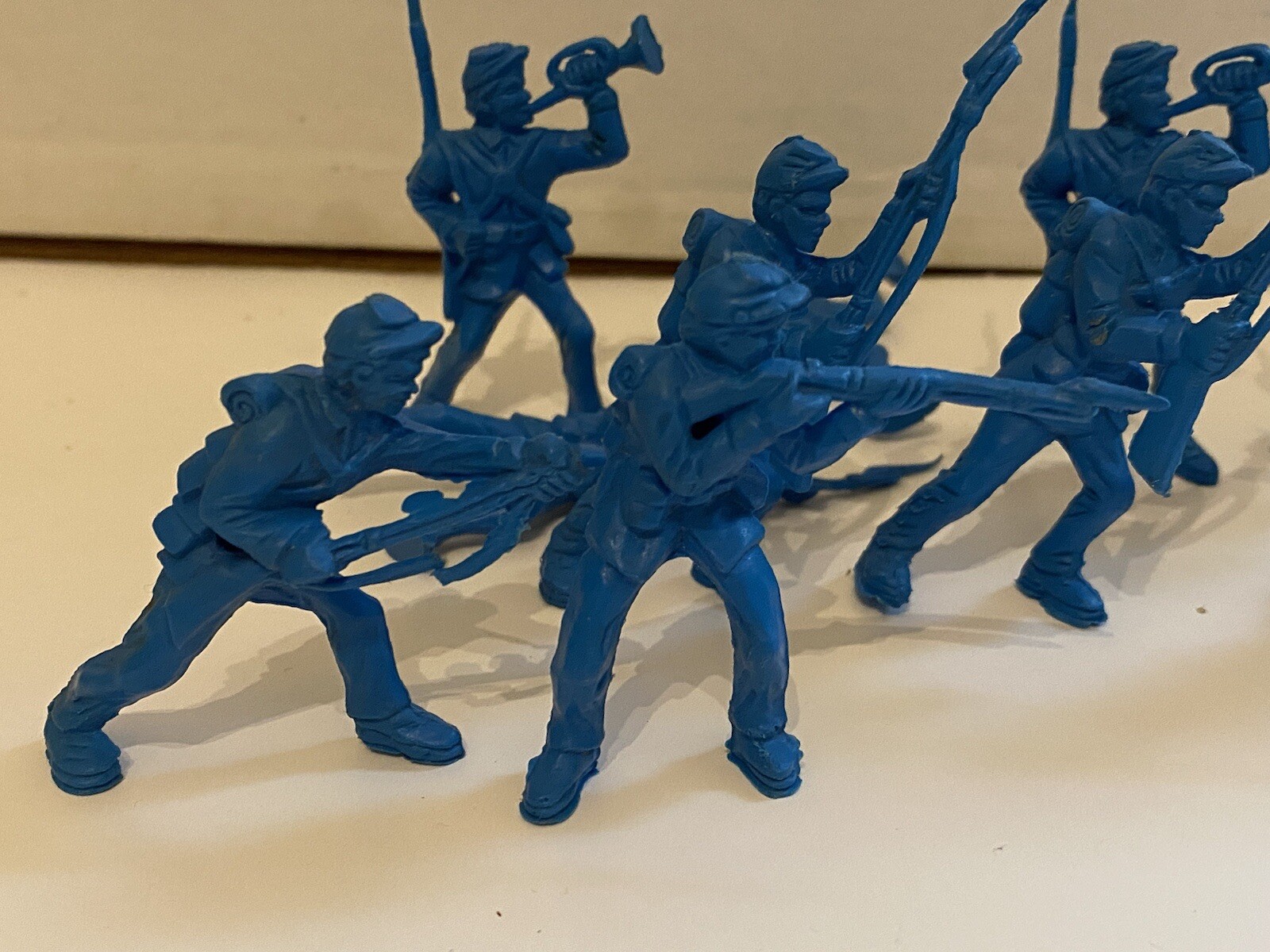 Lido vintage Civil War Union Toy Soldiers Blue Plastic | eBay