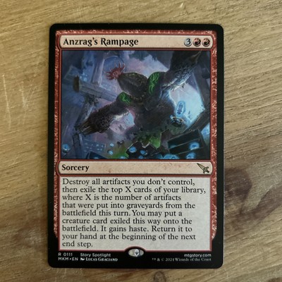 MTG Anzrag's Rampage Murder at Karlov Manor MKM Magic the Gathering ...