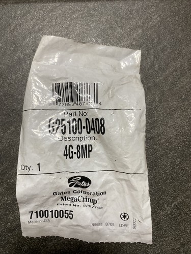 Hose End Fitting Gates G25100-0408 | eBay