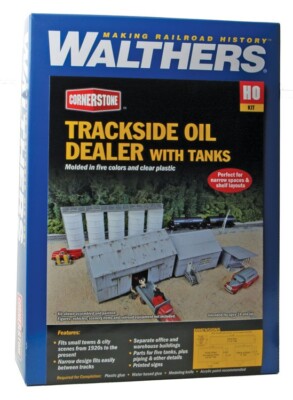 Walthers HO Scale ~ New 2025 ~ Trackside Oil Dealer with Storage ~Kit ...