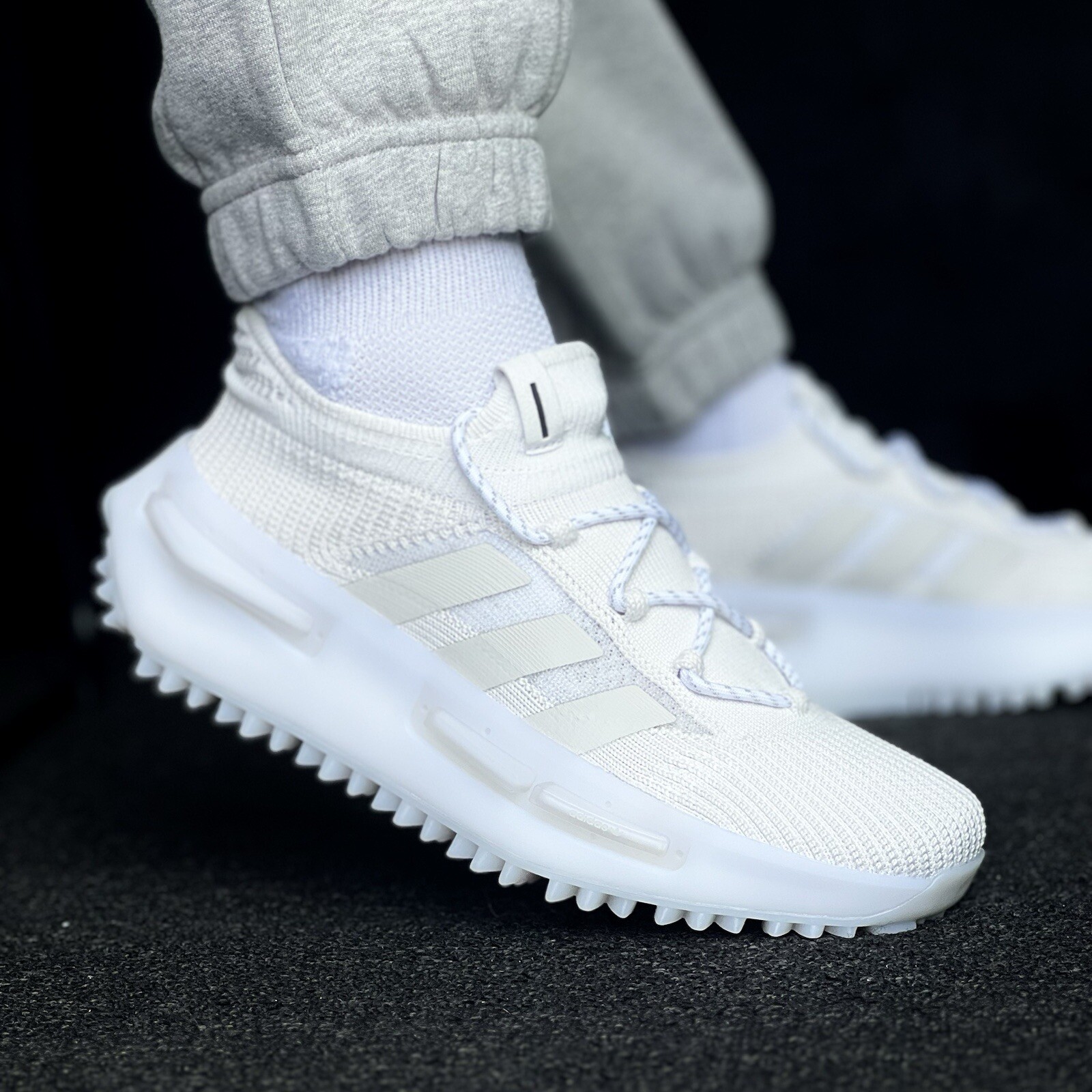 Adidas NMD S1 Men’s Sneaker Running Shoe White Athletic White Trainers ...