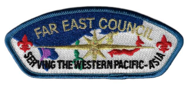 Serving The Western Pacific Area Far East Council CSP Patch BLU Bdr ...