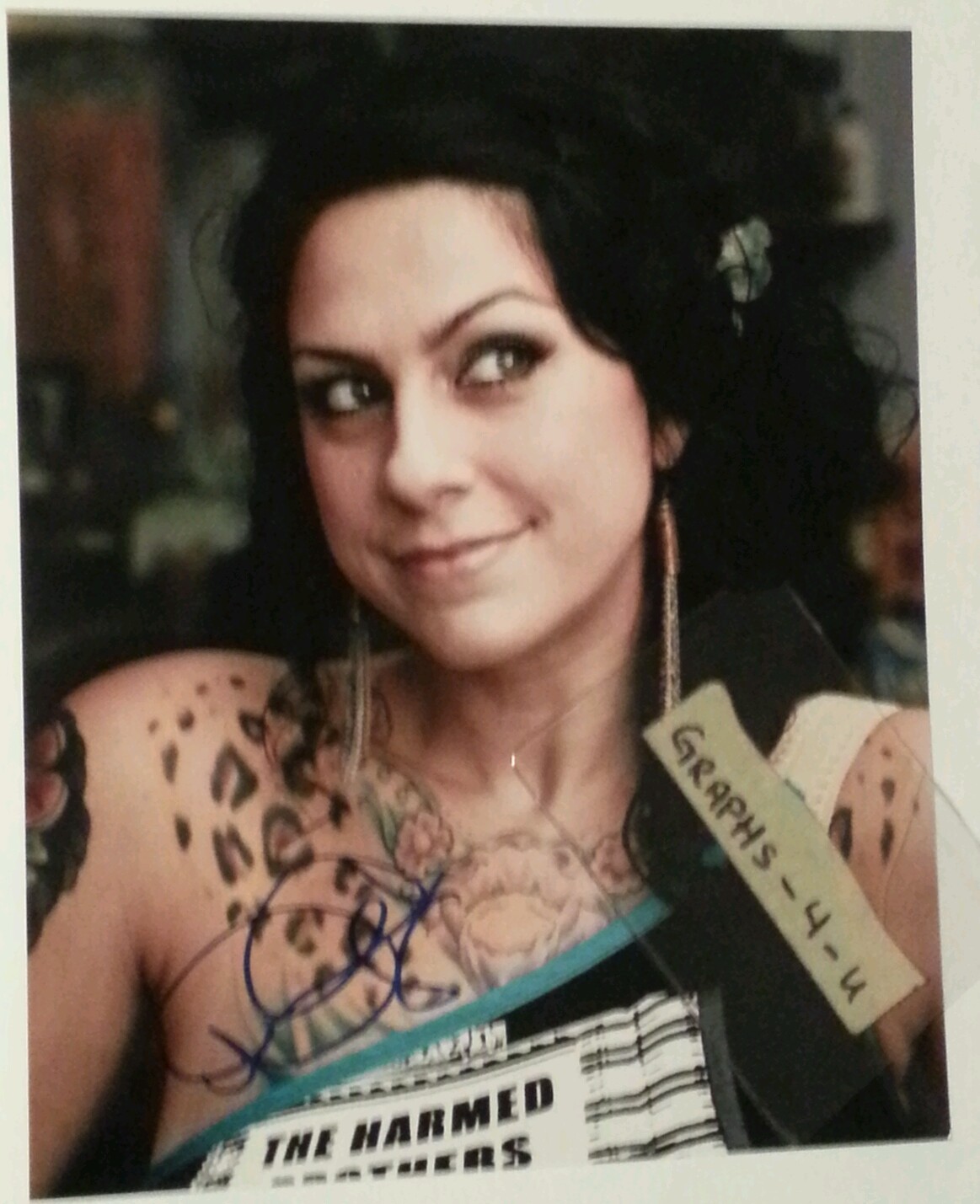 Danielle Colby Cushman Signed Dannie Diesel Autograph Pickers Burlesque ...