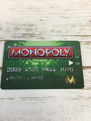 Monopoly Electronic Banking 2011 Replacement Debit Credit Card #0003 ...