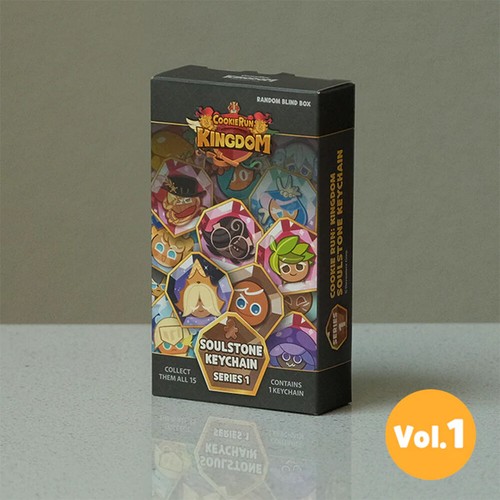 CookieRun Kingdom Soulstone Keychain Vol.1 1EA Sea Fairy Pure Vanilla ...
