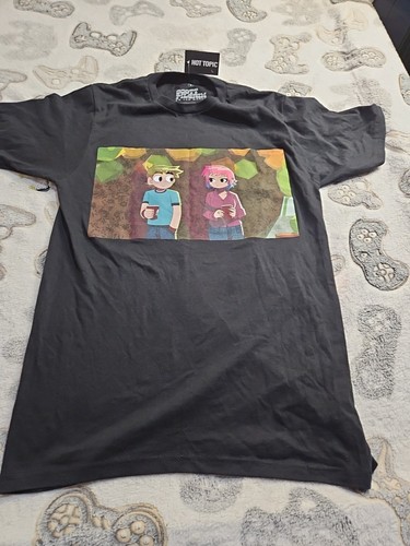 Scott Pilgrim Takes Off Party Scene Hot Topic Black Size S Graphic T ...