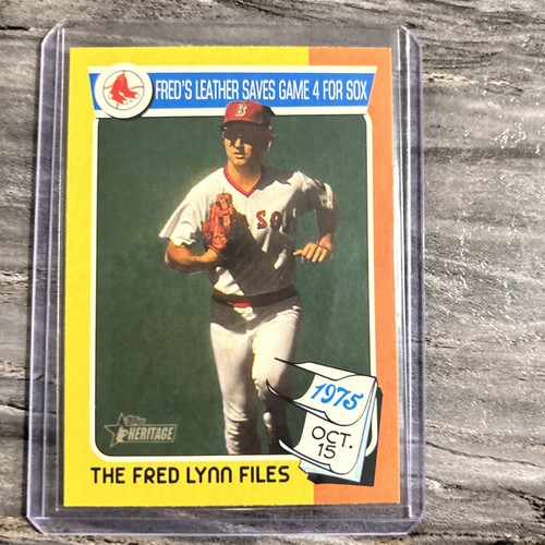 2024 Topps Heritage High Number Fred Lynn Insert The Fred Lynn Files ...