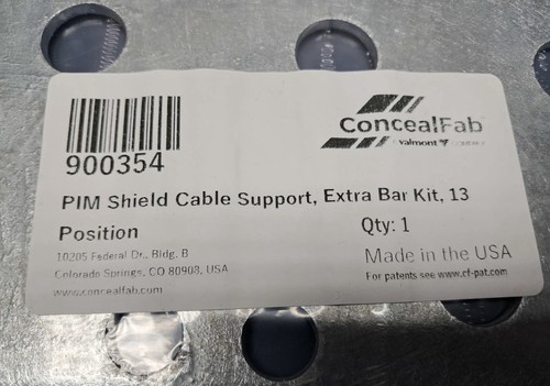 Concealfab 900354 13 Position Bracket PIM Shield Cable Support New | eBay