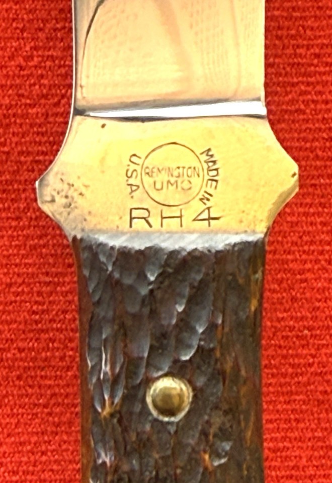 Remington Knife 1924-33 UMC RH-4 Fixed Blade Sheath Vintage Estate LQQK ...