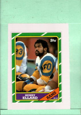 1986 Topps #79 Henry Ellard MINT LA Rams ID:47026 | eBay