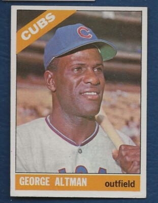 1966 Topps Baseball Chicago Cubs George Altman #146 EX-NM | eBay