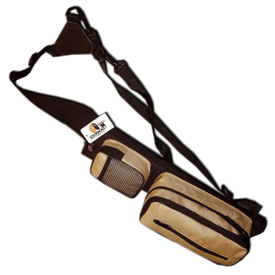 EXPANDABLE DOUBLE ZIPPER POCKET RECURVE/LONGBOW SHOULDER BACK ARROW ...
