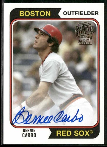 2020 Topps Archives #FFA-BC Bernie Carbo Fan Favorites Autographs | eBay