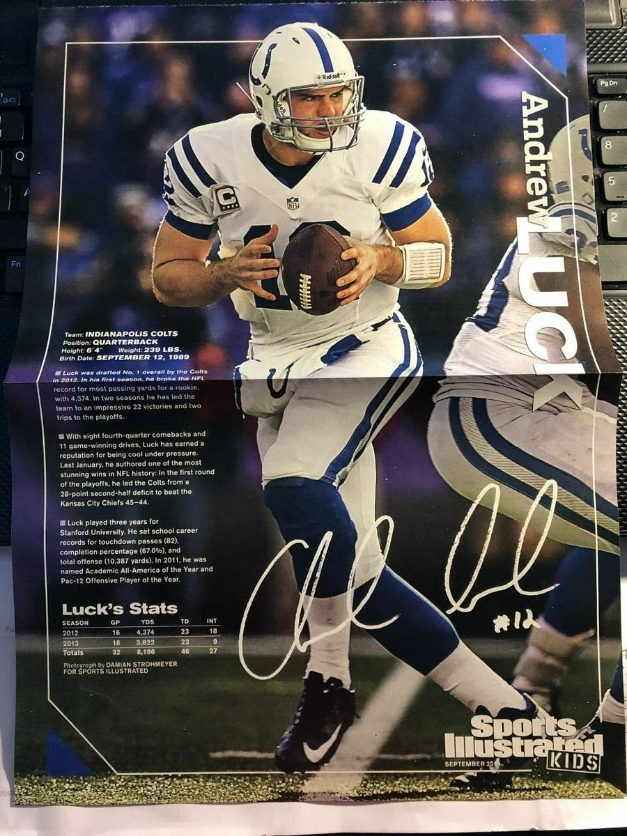 Andrew Luck Colts Poster