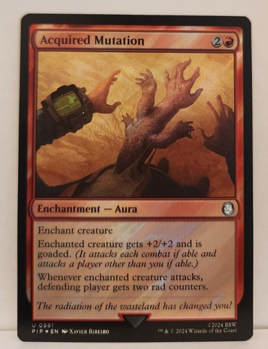 MTG Fallout - Acquired Mutation Surge Foil NM | eBay Australia