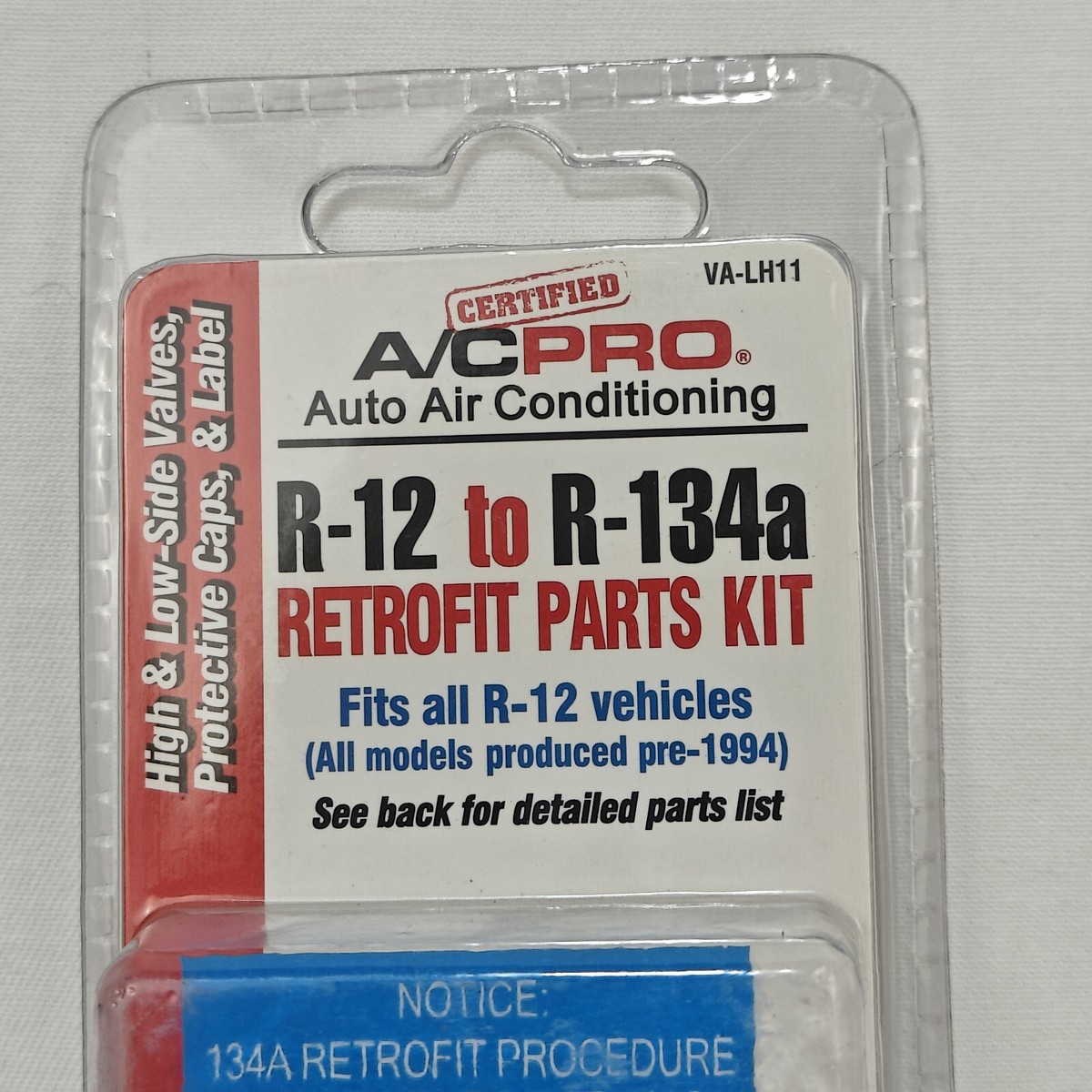 Ac Recharge Kit R134a InterDynamics Certified AC Pro Car Air ...
