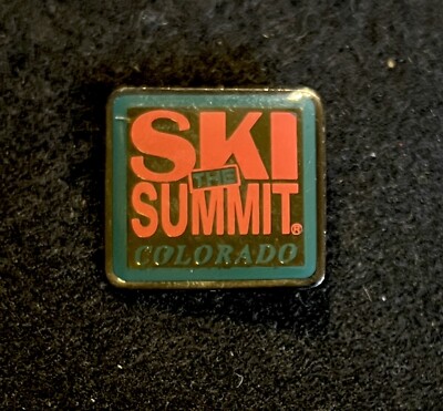 COLORADO Ski Pin ‘SKI THE SUMMIT’ Novelty State Badge Souvenir Travel ...