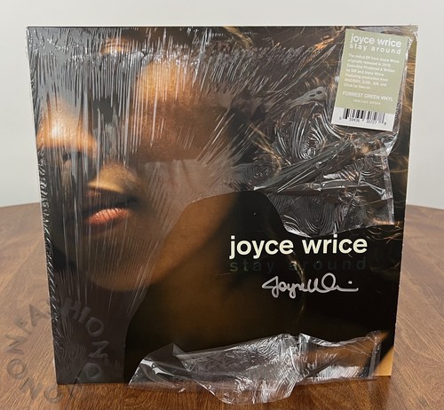 SIGNED! Joyce Wrice STAY AROUND Limited Edition of 200 Green Vinyl ...