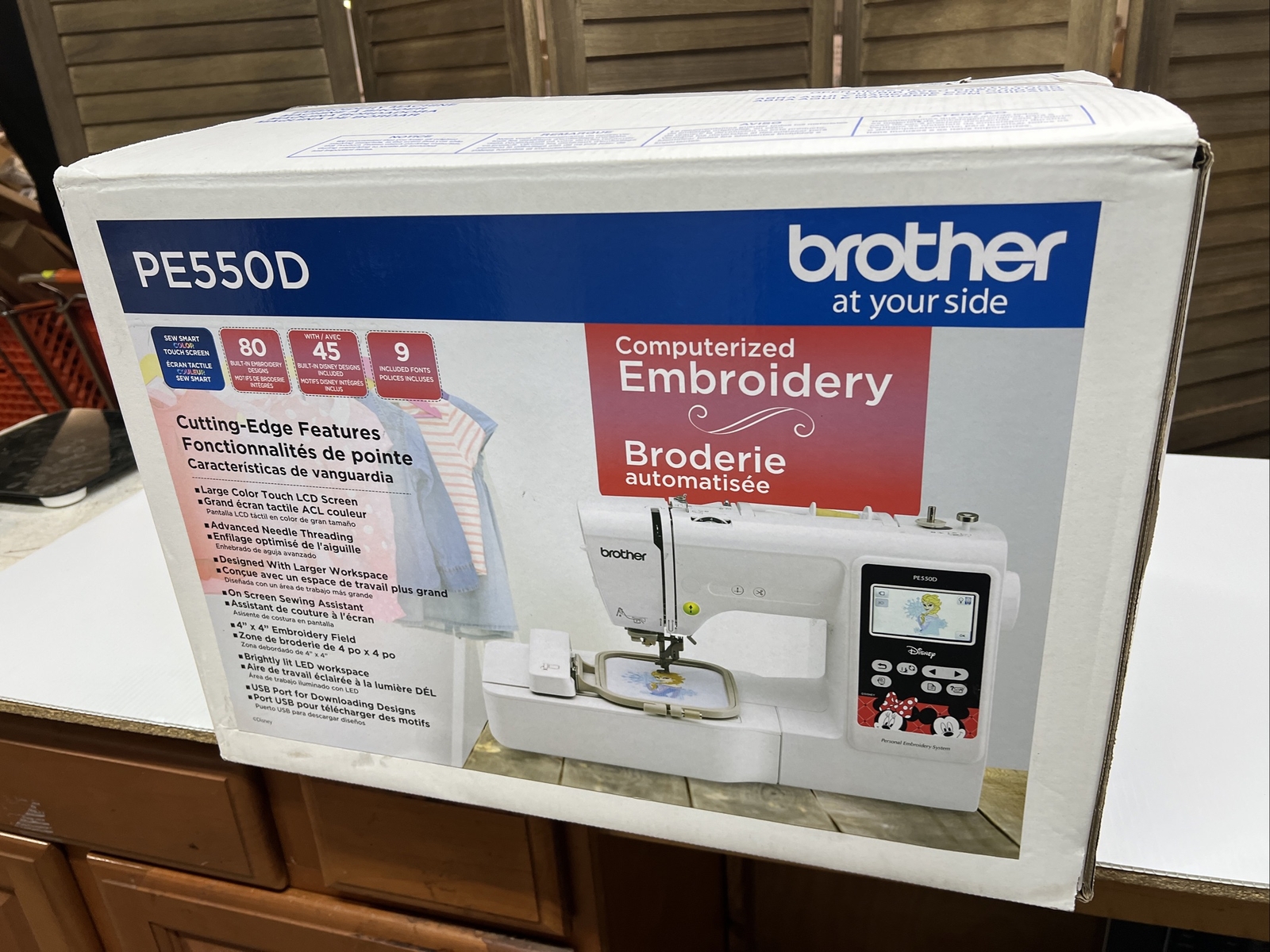 Brother PE550D PE 550 D Embroidery Machine With Built-in Disney Designs ...