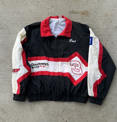 VTG Dale Earnhardt #3 GM Goodwrench NASCAR 1990s Men's Racing Jacket ...
