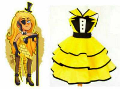 Gravity Falls Female Bill Cipher Dress Cosplay Costume . } | eBay
