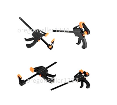4pc 7-1/2" QUICK RATCHETING BAR CLAMP/SPREADERS 4" JAW,RATCHET,VICE ...