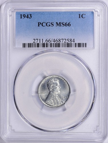 1943-P Lincoln Steel Cent PCGS MS66 #46872584 A real Beauty | eBay
