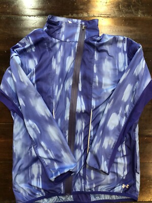 Under Armour STUNNER Semi-Fitted Women's Blue Running JACKET 1250005 ...