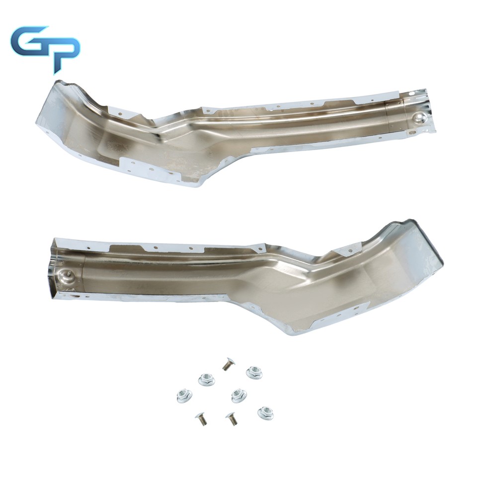 Steel Split Front Bumper For GMC Sierra 1500 2019-2021 Chrome W/o ...