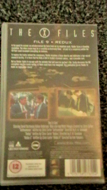 The X-Files Redux FILE 9 VHS Video GILLIAN ANDERSON SEALED TAPE | eBay UK