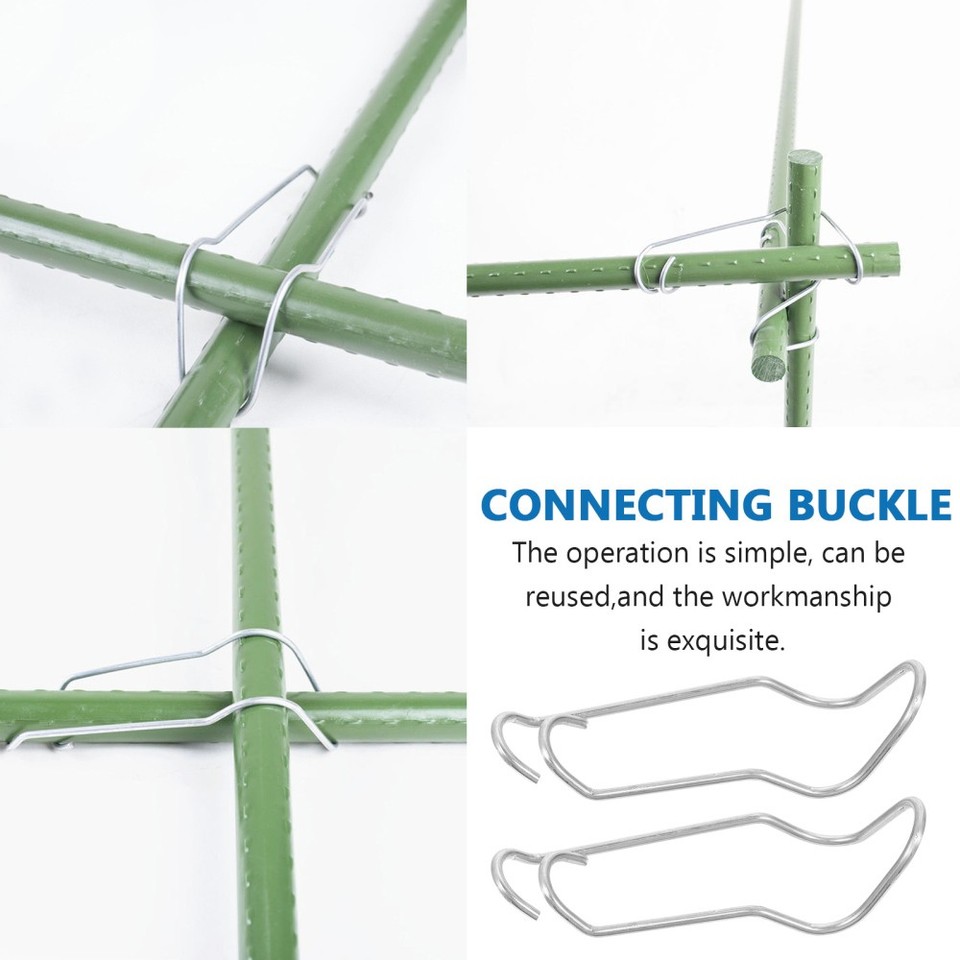 25pcs Practical Spring Buckle Wire Buckle Iron Fixing Buckle for Home ...