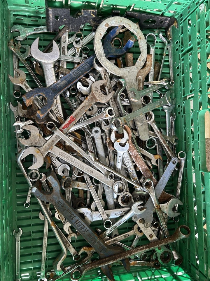 TOOLS JOBLOT HUGE MIXED LOT OF SPANNERS VARIOUS MAKES AND SIZES | eBay UK