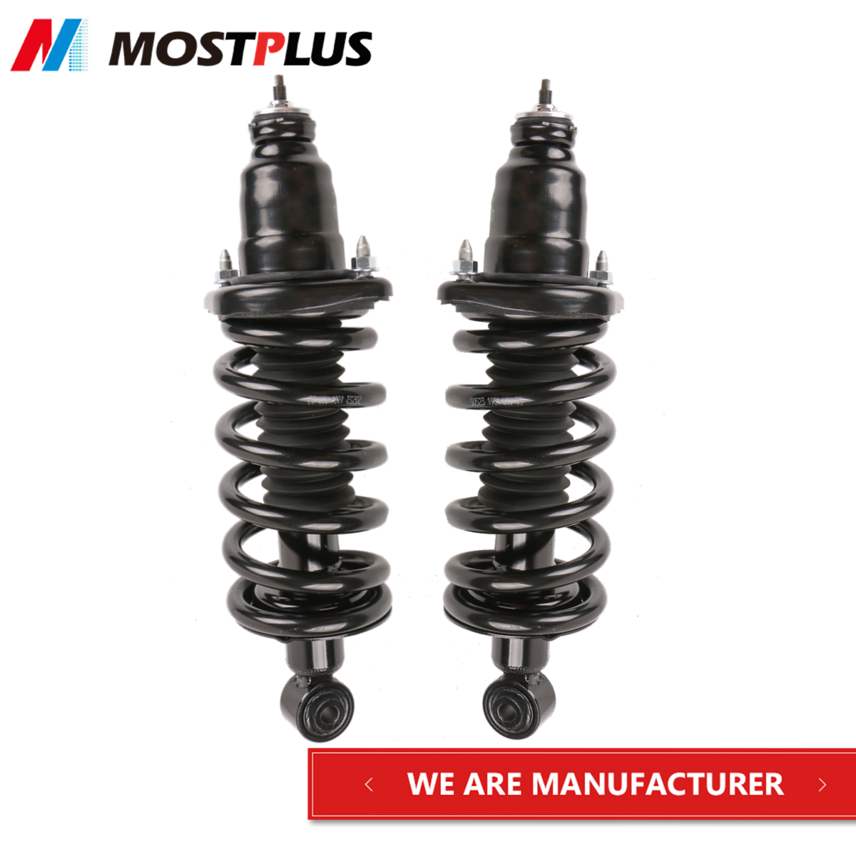 2PCS Rear Complete Shock Struts w/ Springs Assembly For 2003-2011 Honda ...